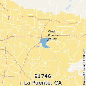 La Puente Zip Code Map - Map